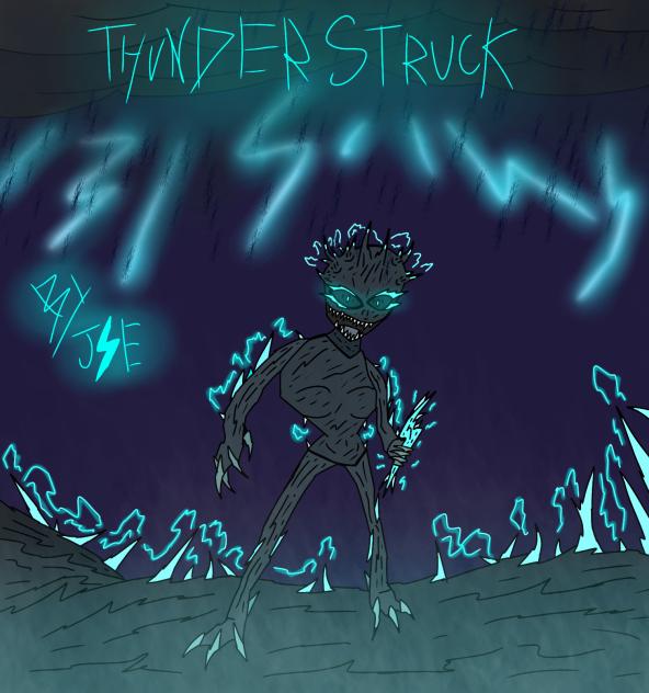 𝚃𝙷𝚄𝙽𝙳𝙴𝚁 𝚂𝚃𝚁𝚄𝙲𝙺 - ibisPaint