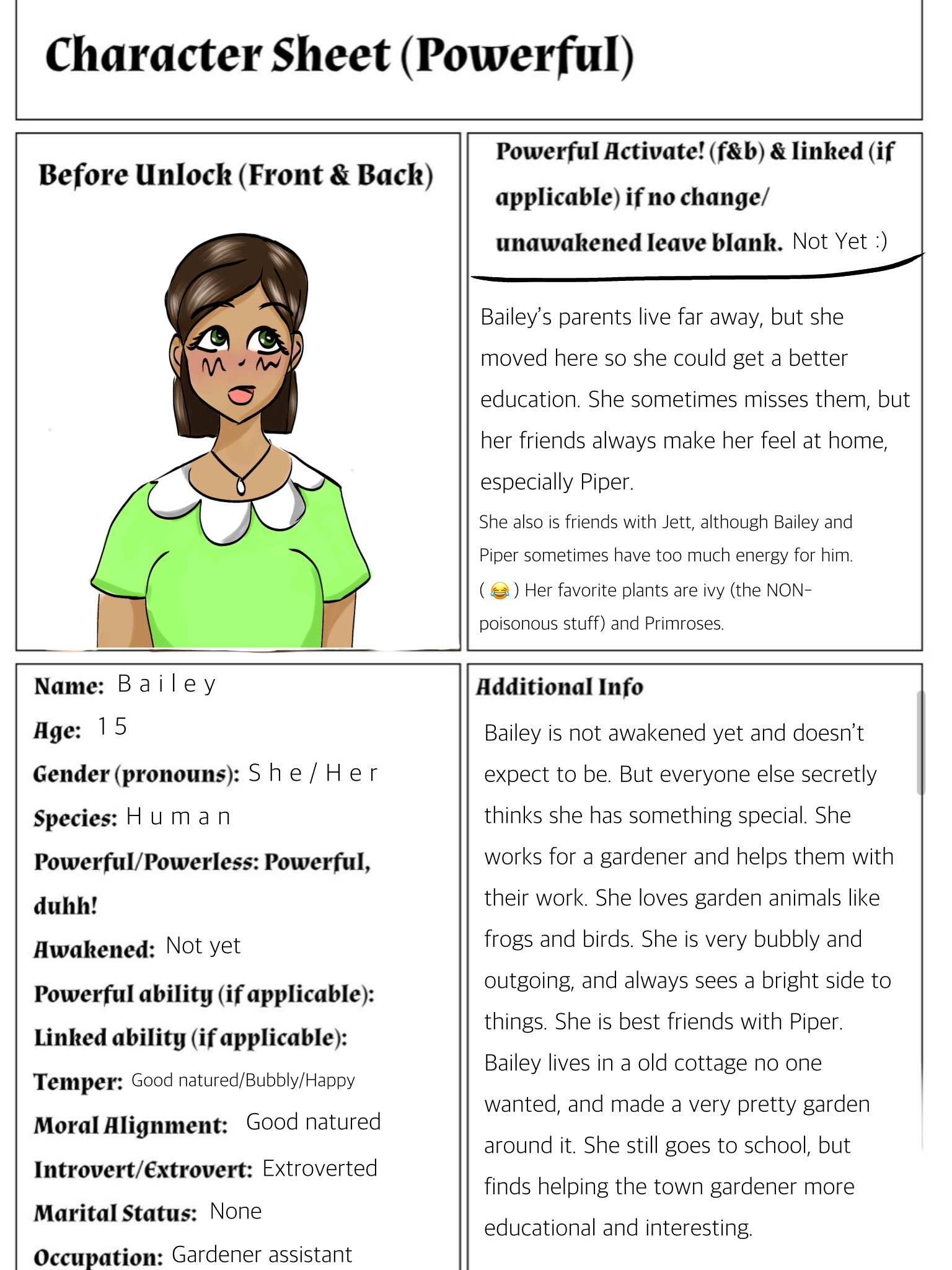 Bailey 🐸 OC update - ibisPaint