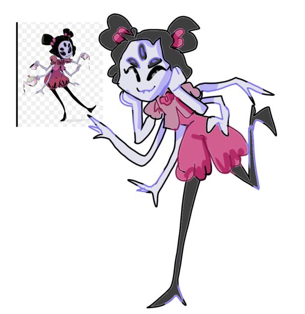 Request 2-Muffet from Undertale - ibisPaint
