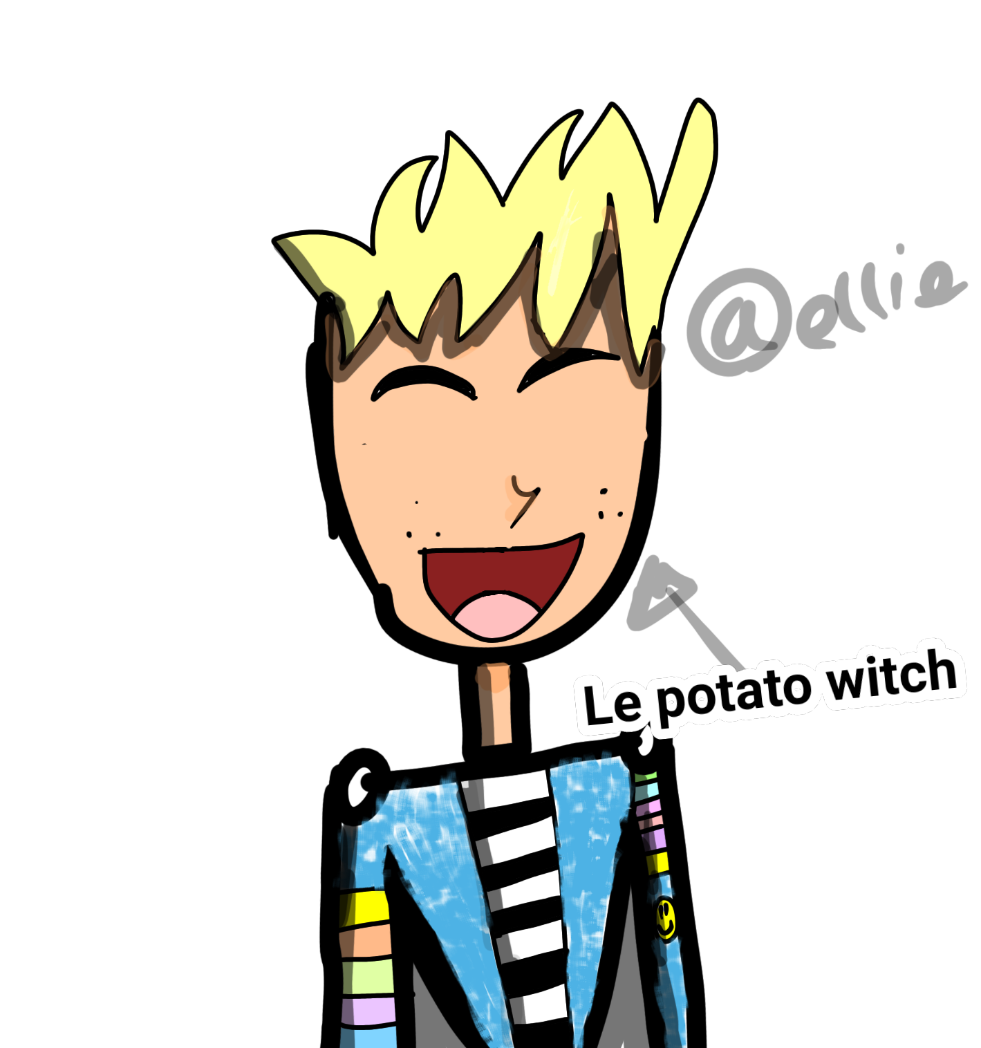 Fan art for le potato witch - ibisPaint