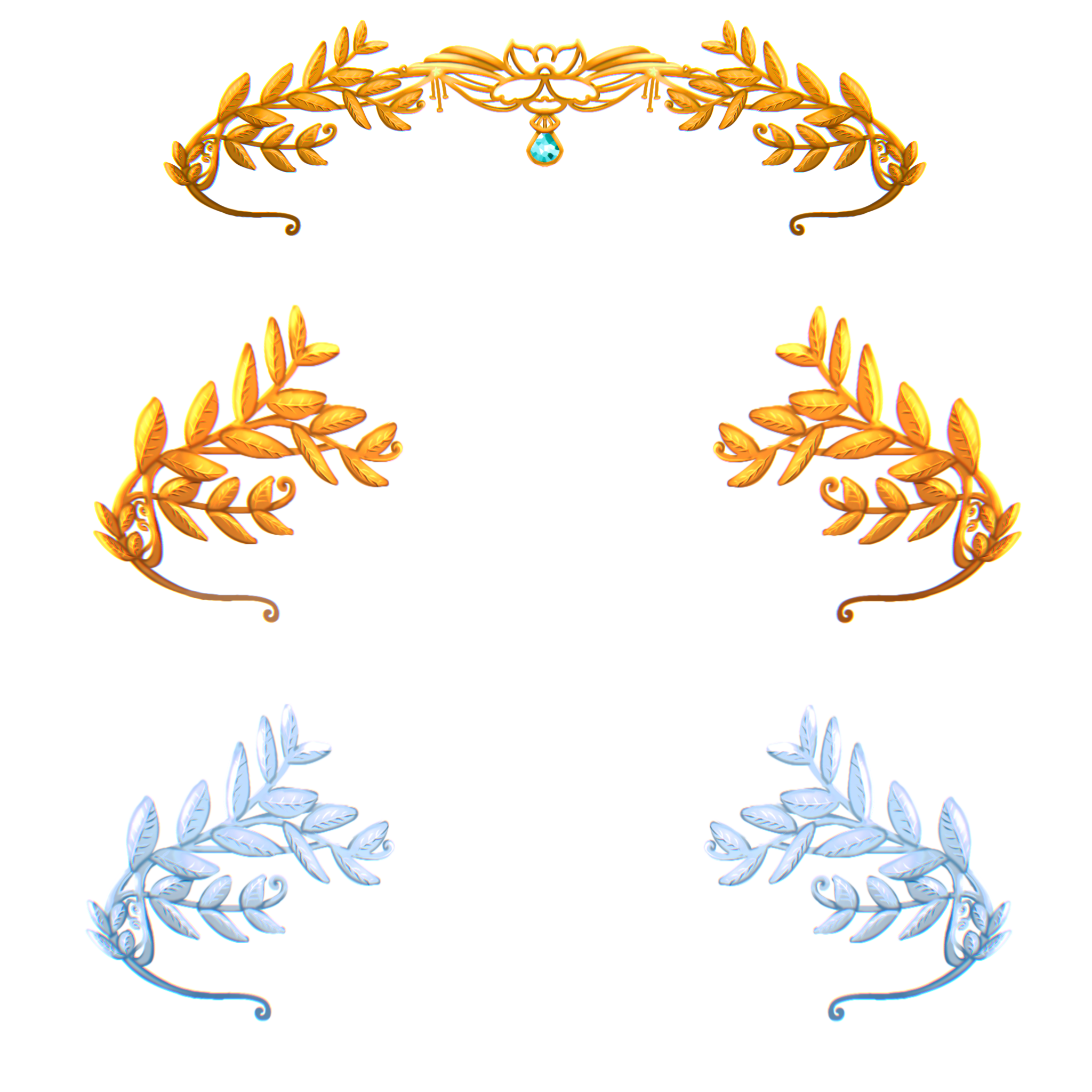 IBM2704 Greek inspired headpieces - ibisPaint