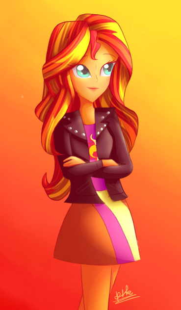 sunset shimmer - ibisPaint