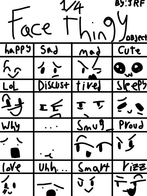 face thingy 1 out of 4 object - ibisPaint