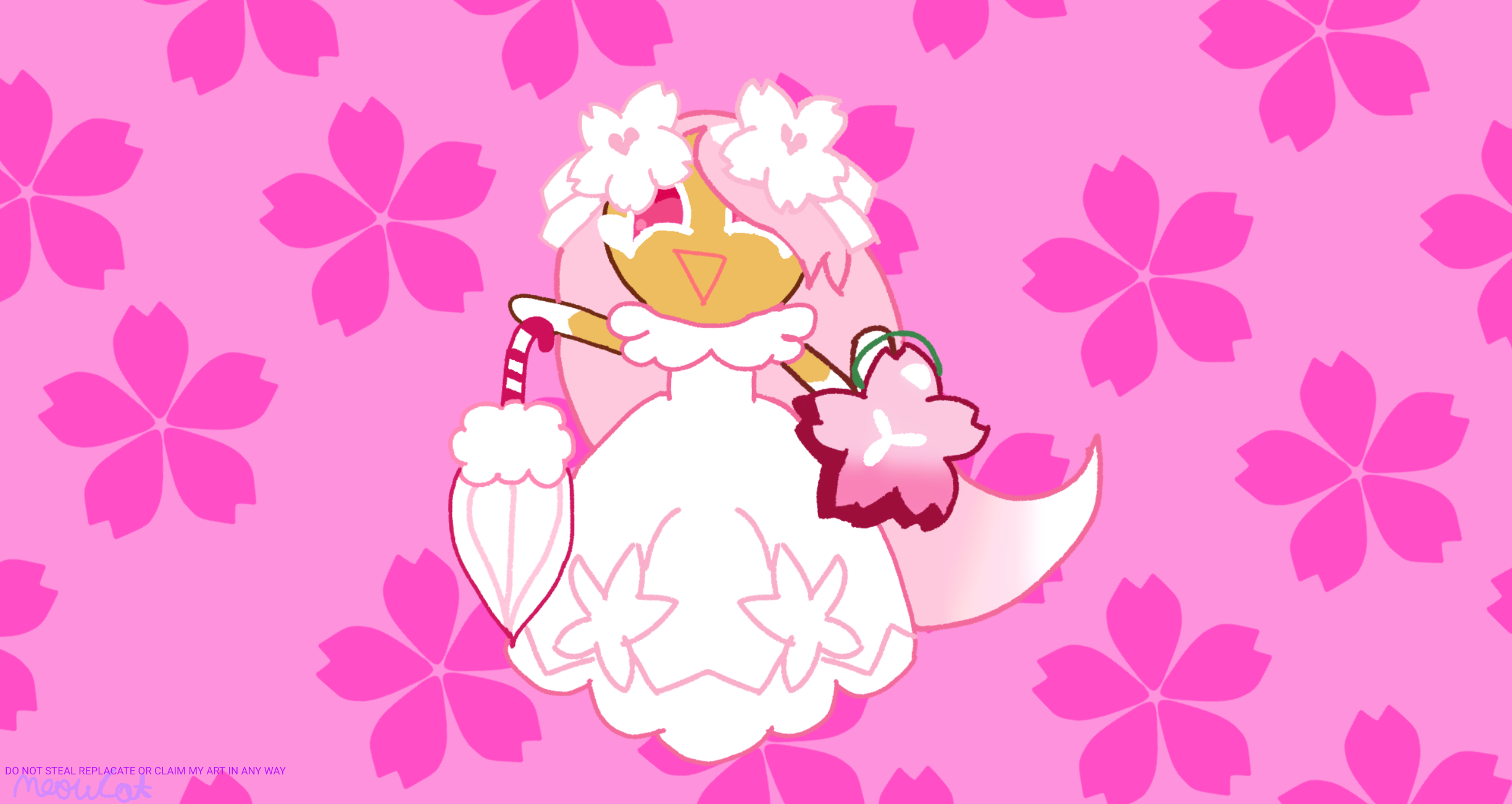 Cherry blossom cookie - ibisPaint
