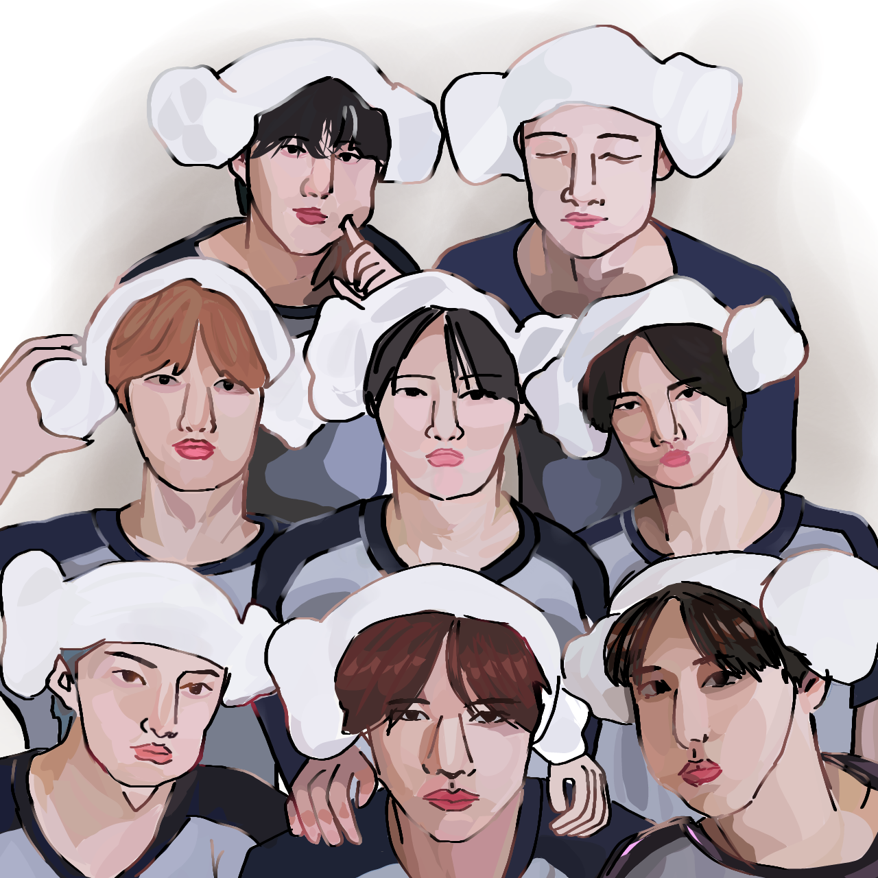 ot8 stray kids! - ibisPaint