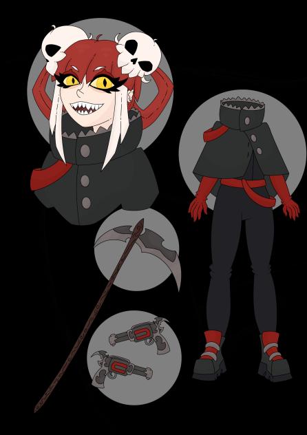 My ocs Styx reference sheet - ibisPaint