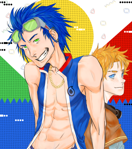 Sonic and Tails - ibisPaint