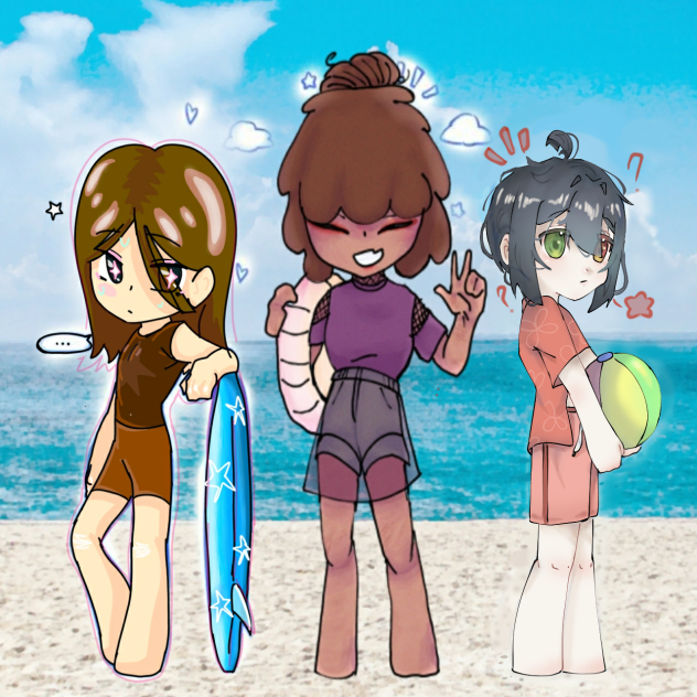 Beach Collab! - ibisPaint