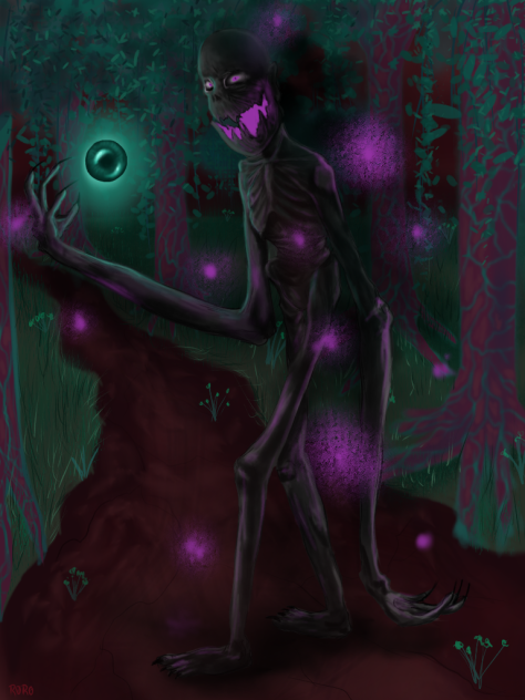 Fanart Enderman - ibisPaint