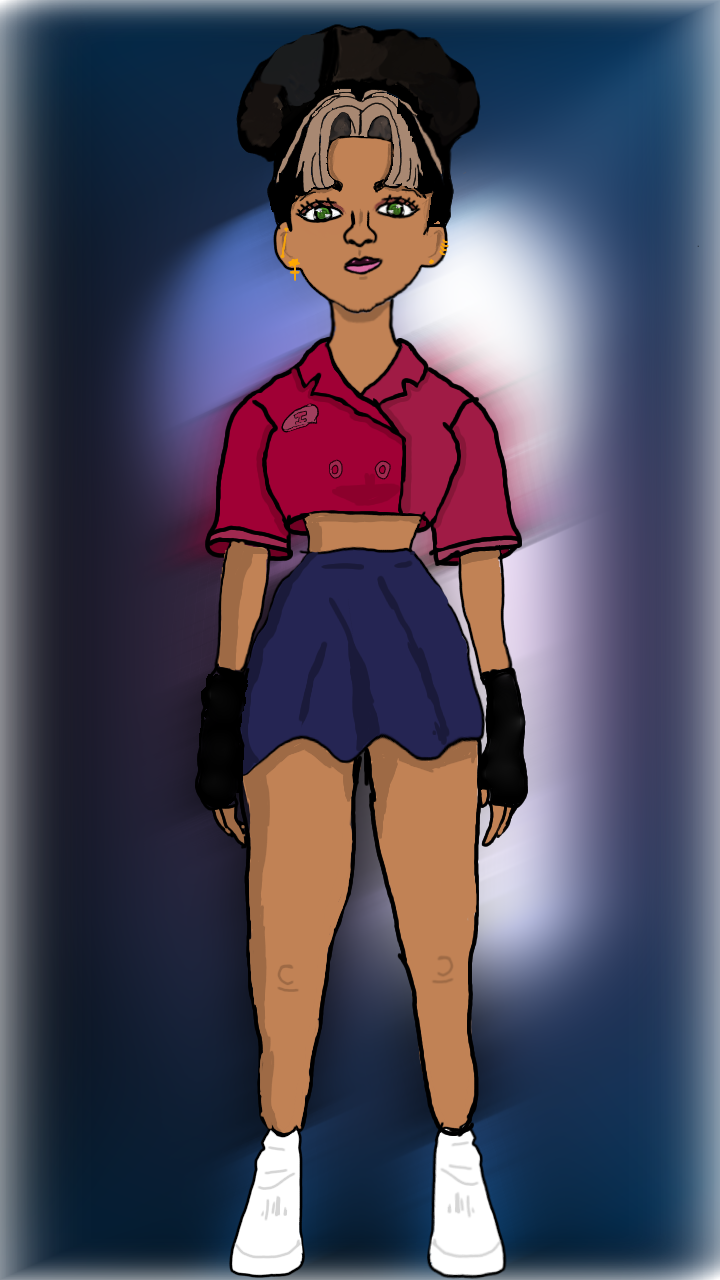 Chins high, brave girl - ibisPaint