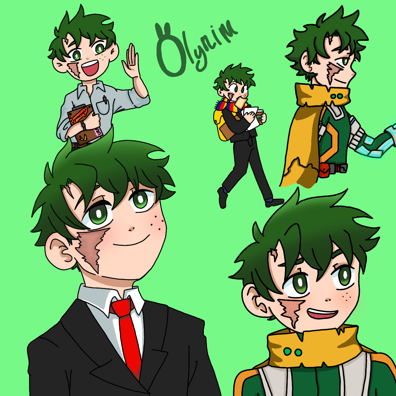 Deku Sensei - ibisPaint