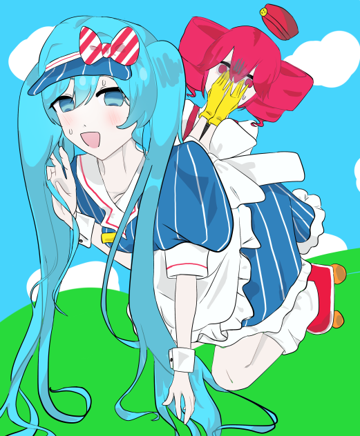 Mesmerizer Miku and Teto - ibisPaint Mesmerizer Miku and Teto - ibisPaint
