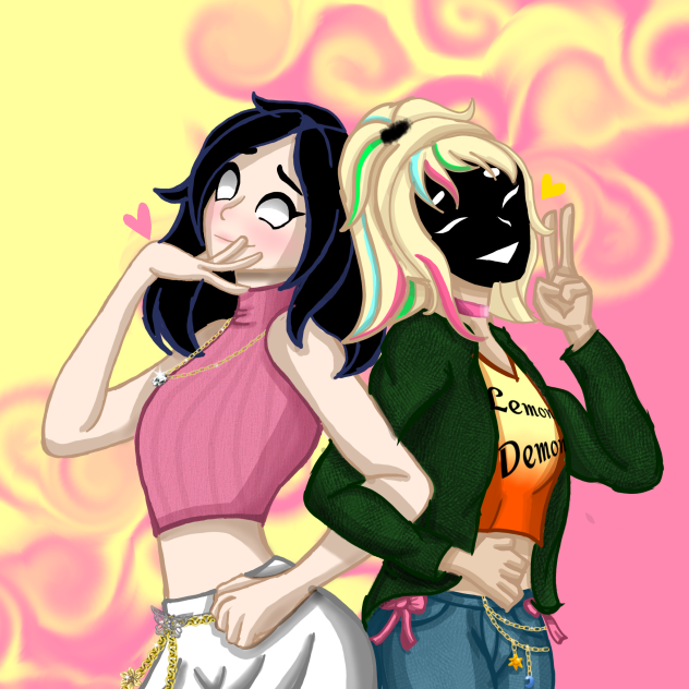 ella and Katie - ibisPaint