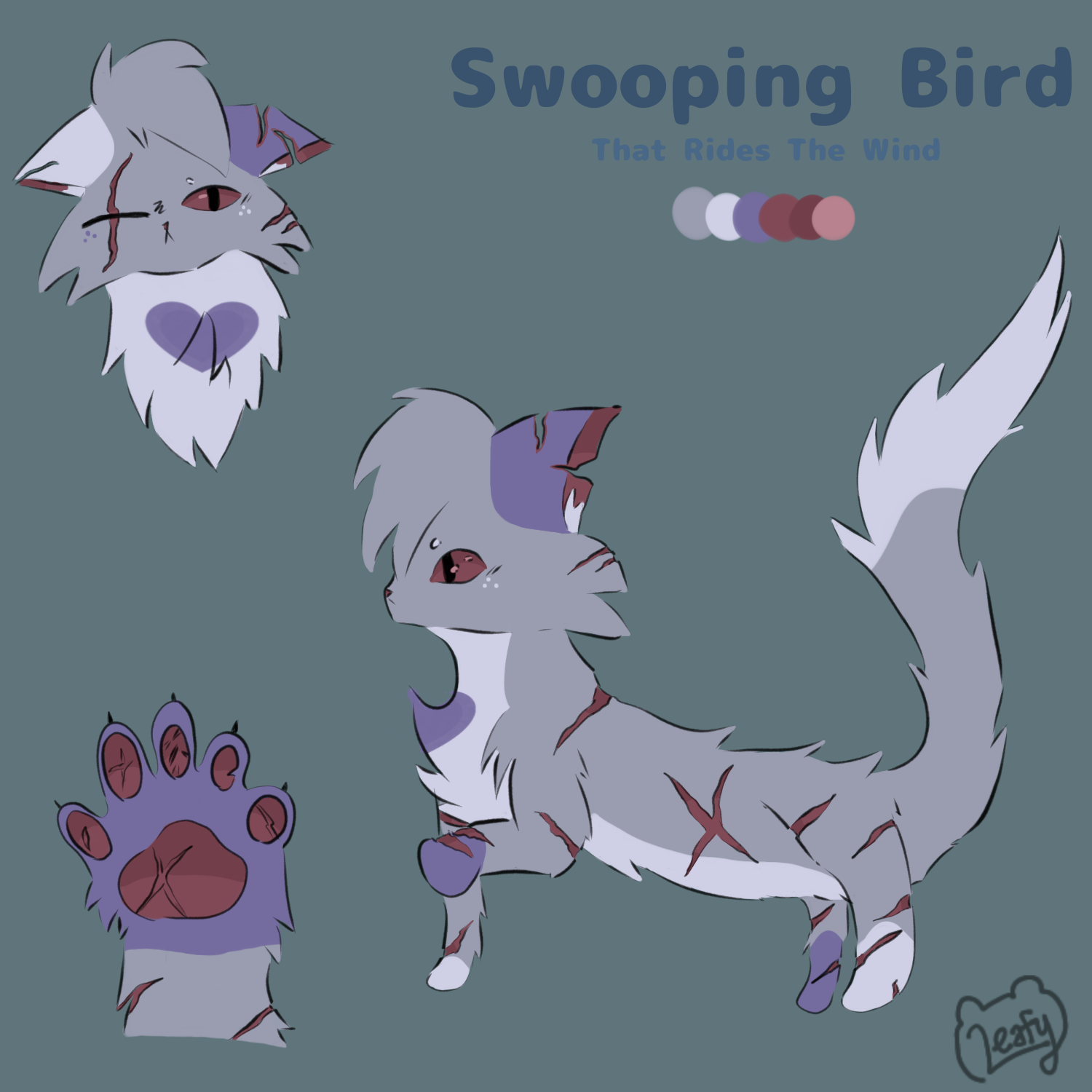 Swooping Bird Ref Sheet - ibisPaint