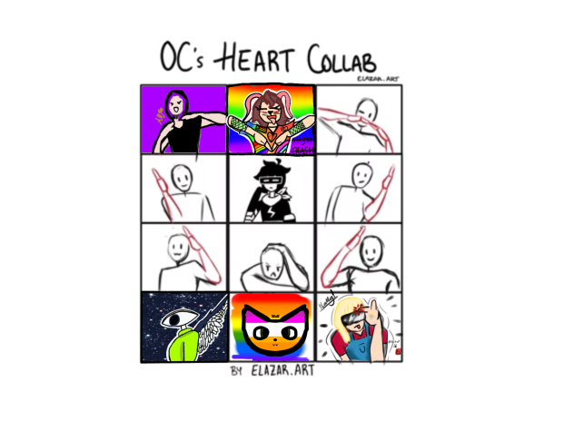 Heart Collab - ibisPaint