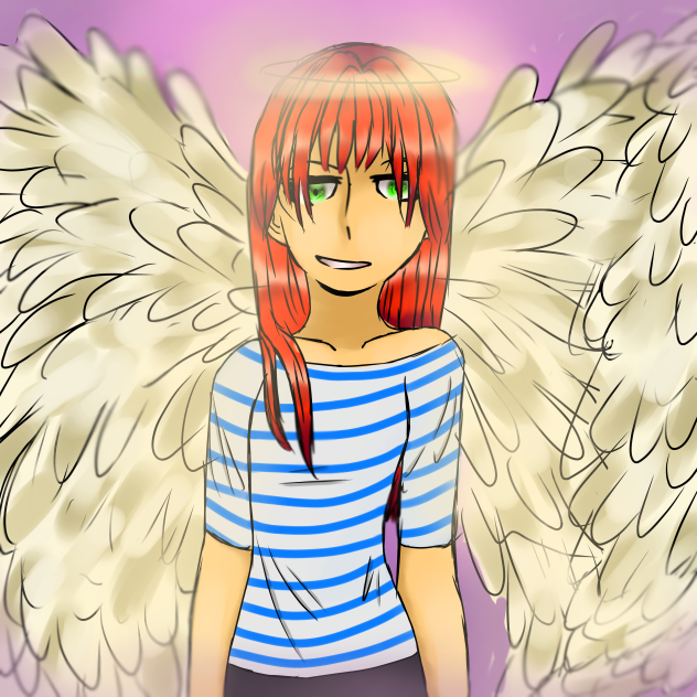 Red hair angel - ibisPaint