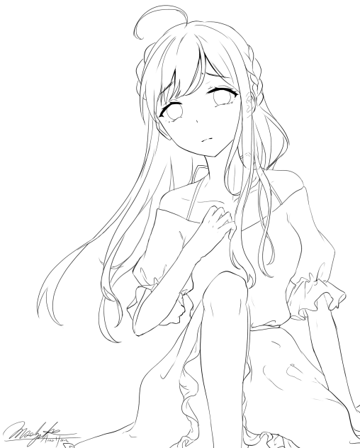 🌹3（line art ） - ibisPaint