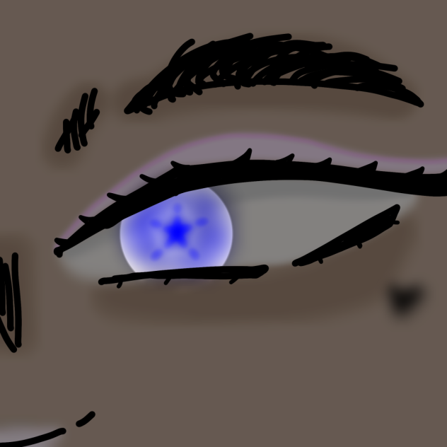 I was bored by eye of the glare - ibisPaint