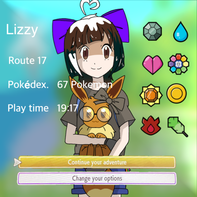 Lizzy Pokemon Let’s Go Eevee - ibisPaint