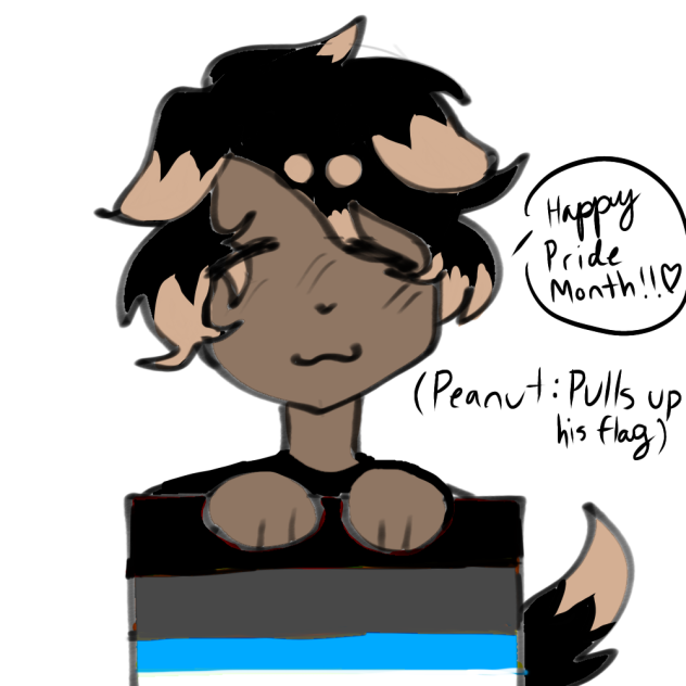 peanut the demi boy - ibisPaint