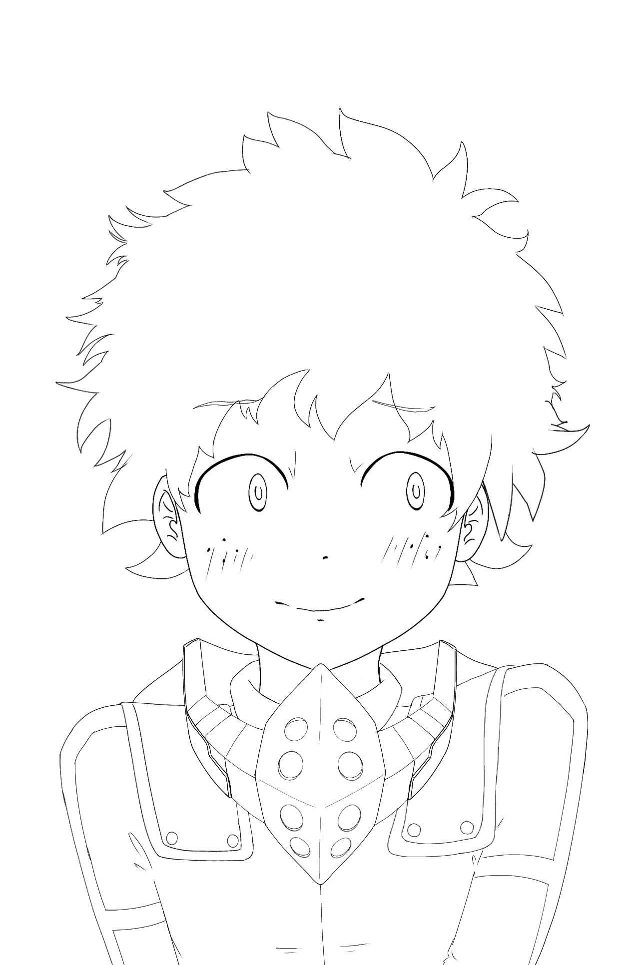 Deku 🥦 - line art - ibisPaint
