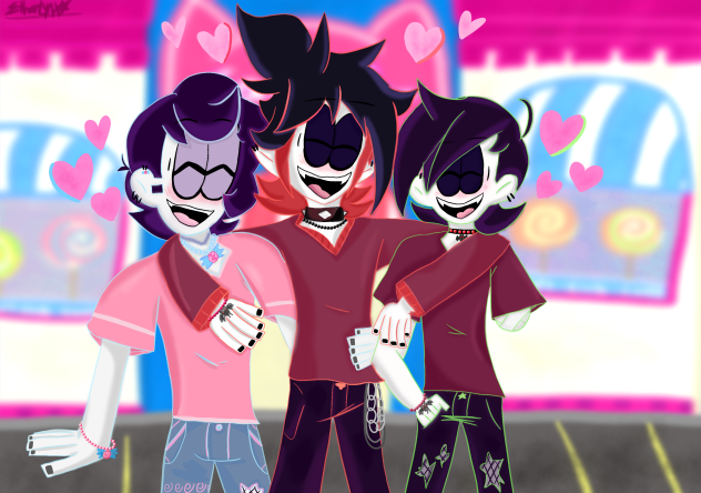 Just guys being dudes - Spooky Month - ibisPaint