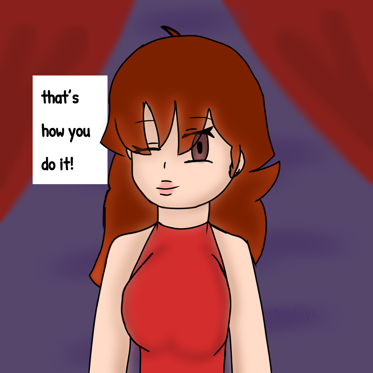 Girlfriend - redrawn - ibisPaint