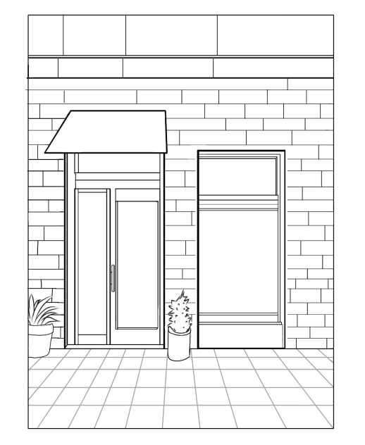 Background practice - ibisPaint