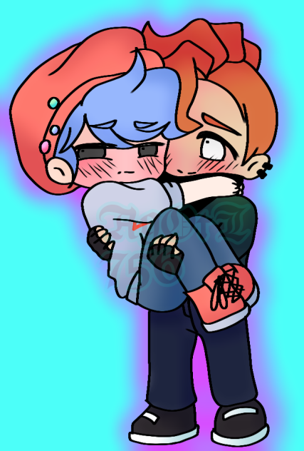 Boyfriend and Pico-Soft Mod - ibisPaint
