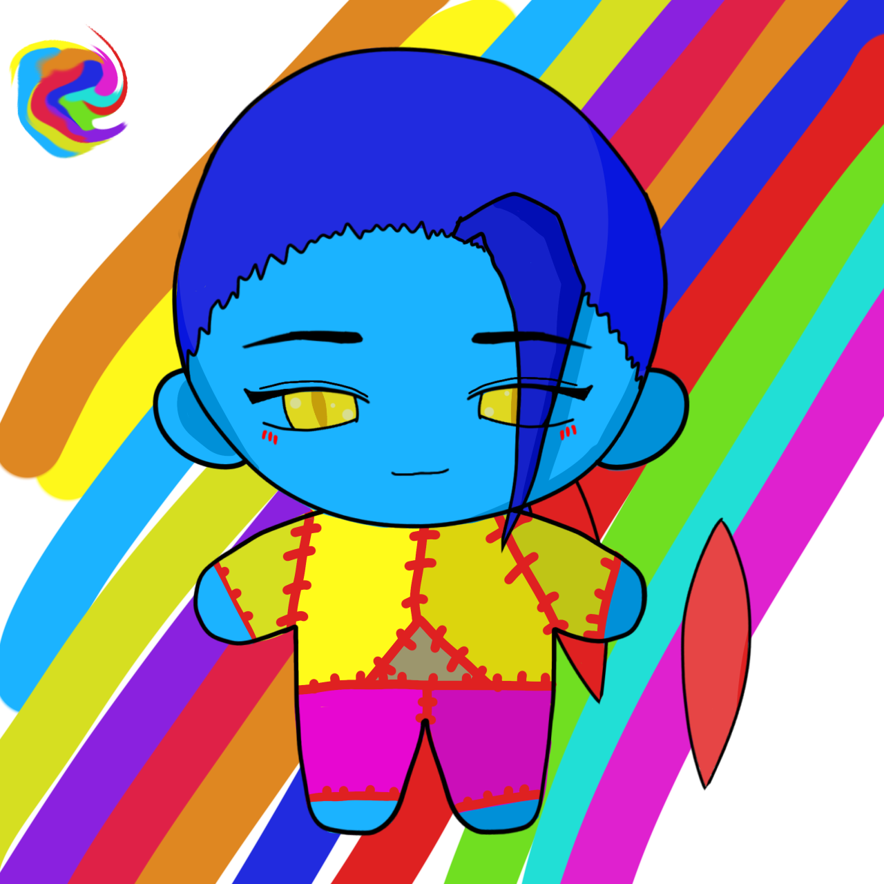 Colourless drawing - ibisPaint