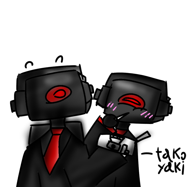 dark speaker man and speaker woman - ibisPaint