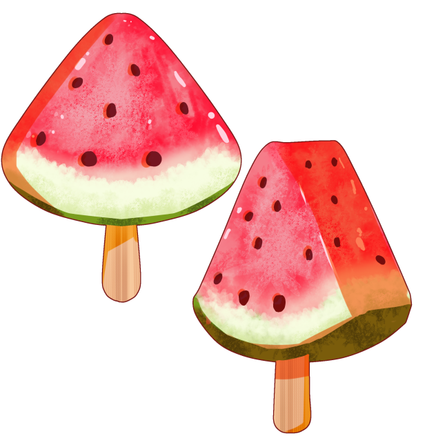 sliced melons - ibisPaint