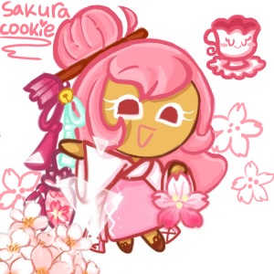 sakura cookie (new costume by me) - ibisPaint