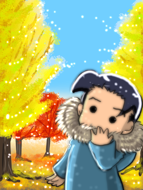 autumn leaves - ibisPaint