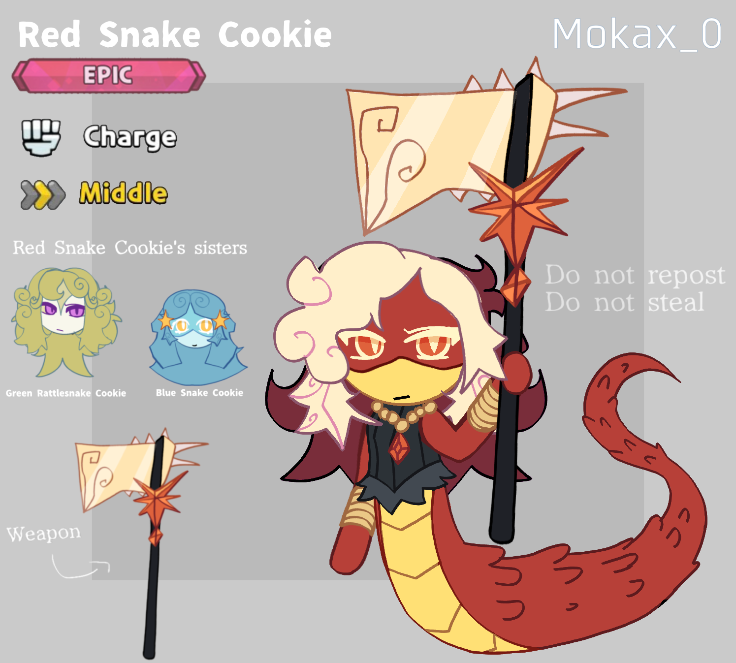Meet Red Snake Cookie - ibisPaint