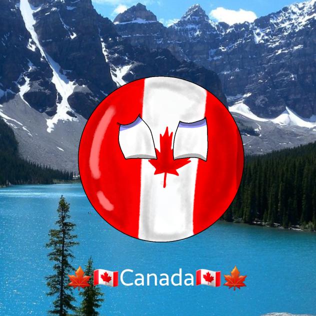 🍁🇨🇦Canada Countryball!🇨🇦🍁 - ibisPaint