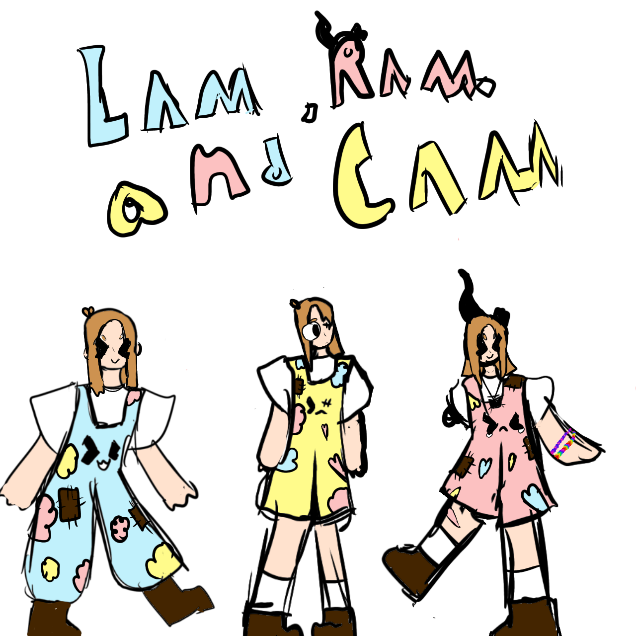 Lam Ram and Cam - ibisPaint