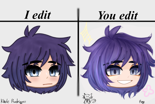 I edit, you edit collab - ibisPaint