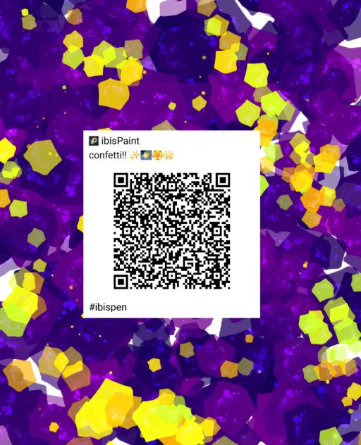 confetti brush - ibisPaint