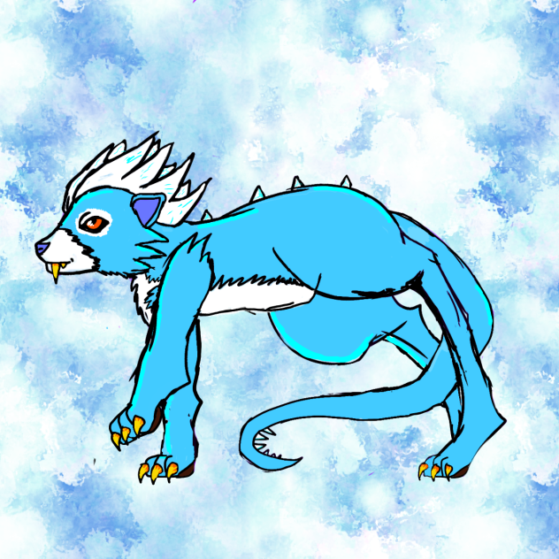 Ice Lion - ibisPaint