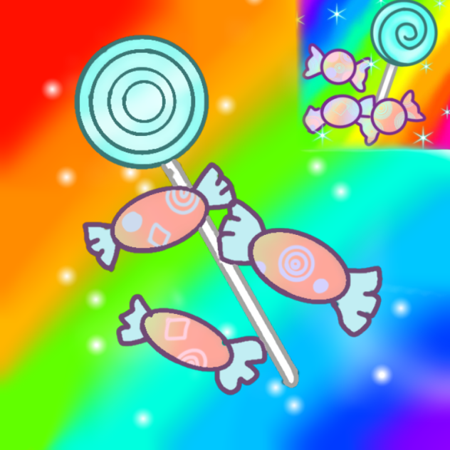 Redrawing my BFF's candy - ibisPaint