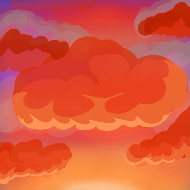 autumn clouds - ibisPaint