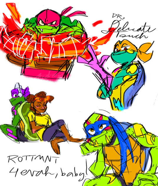 ROTTMNT 4EVER - ibisPaint