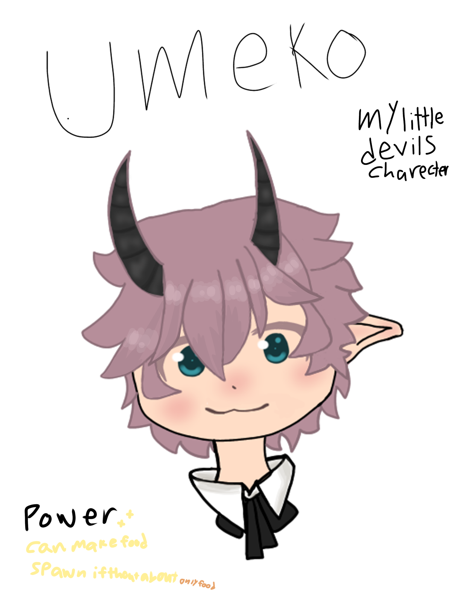 Umeko my little devil character - ibisPaint