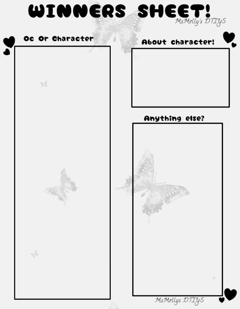 My DTIY'S Winner Sheet! - ibisPaint