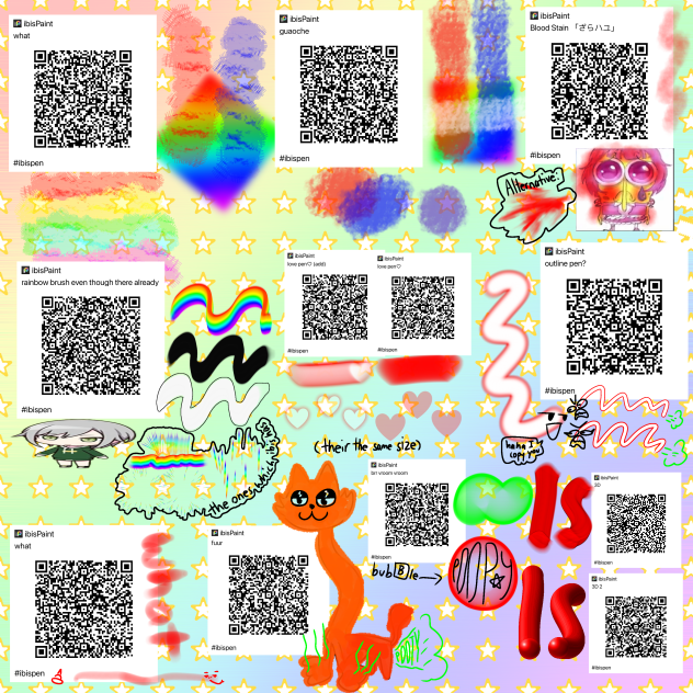 brush qr codes 1 - ibisPaint
