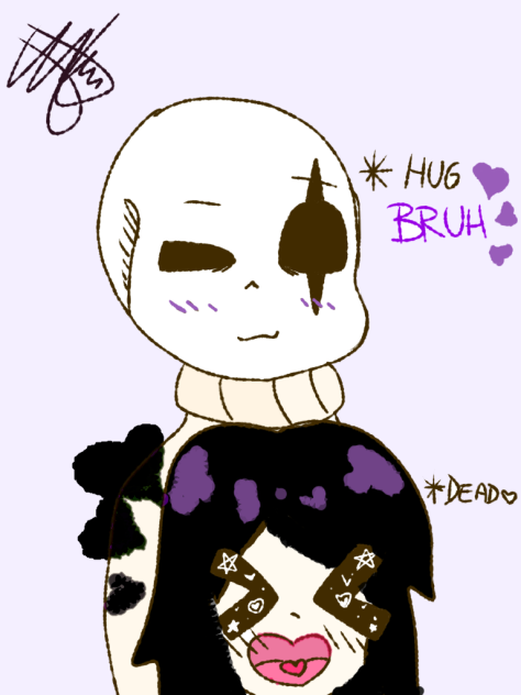 Death and epic!sans - ibisPaint