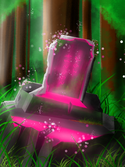 Ruins with runes - ibisPaint