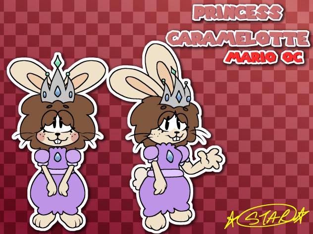 Mario Oc Princess Caramelotte Ref sheet - ibisPaint