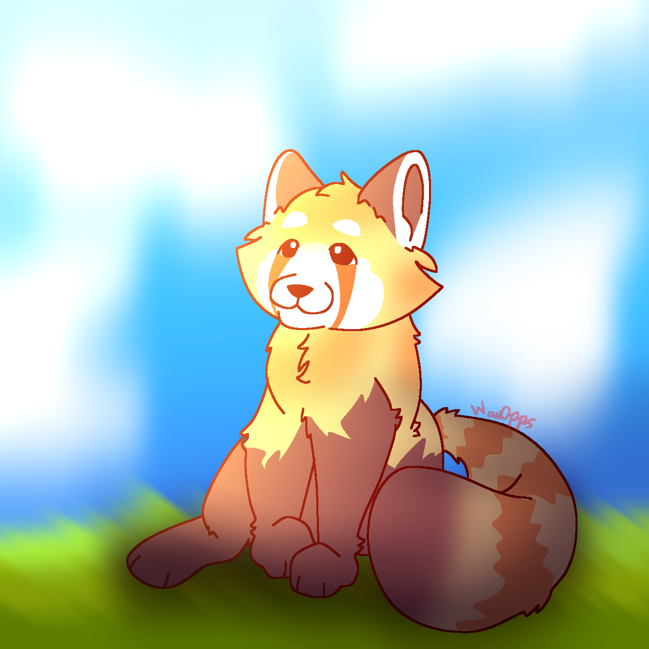 Red Panda - ibisPaint